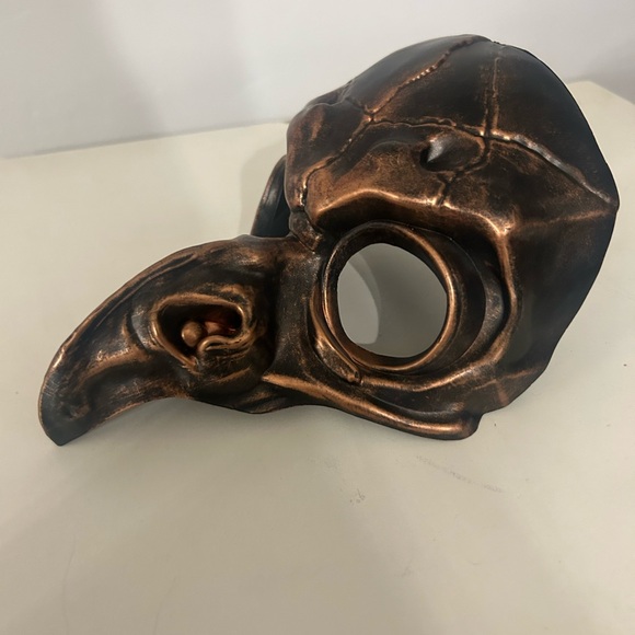 Accents | New Metallic Crow Skull Half Face Steampunk Bird Mask | Poshmark